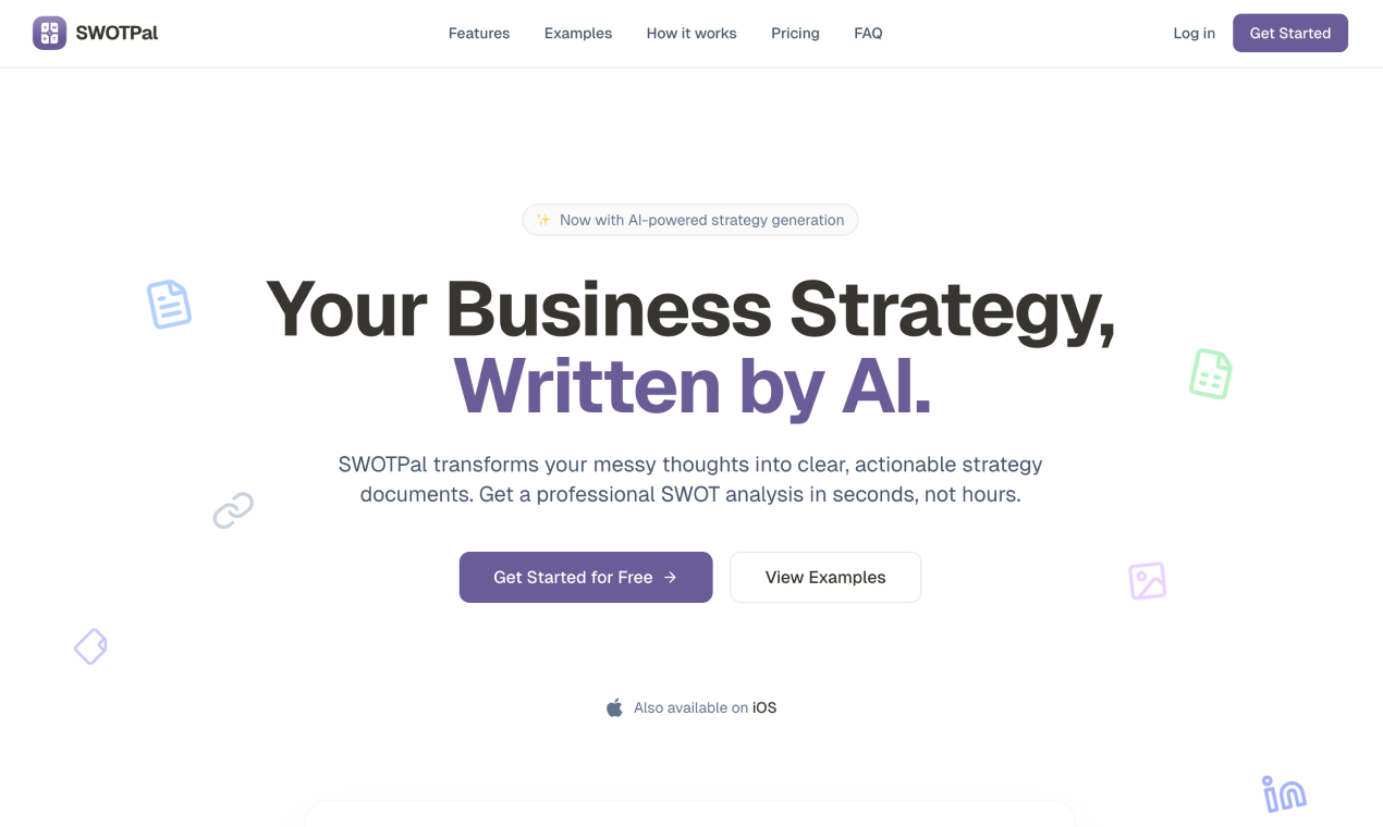 SWOTPal - AI-Powered Strategy Analysis | PeerPush