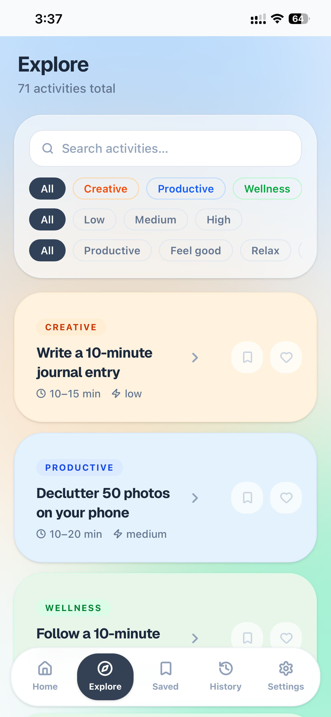 Pausely - Calm Micro Breaks and Habit Building | PeerPush