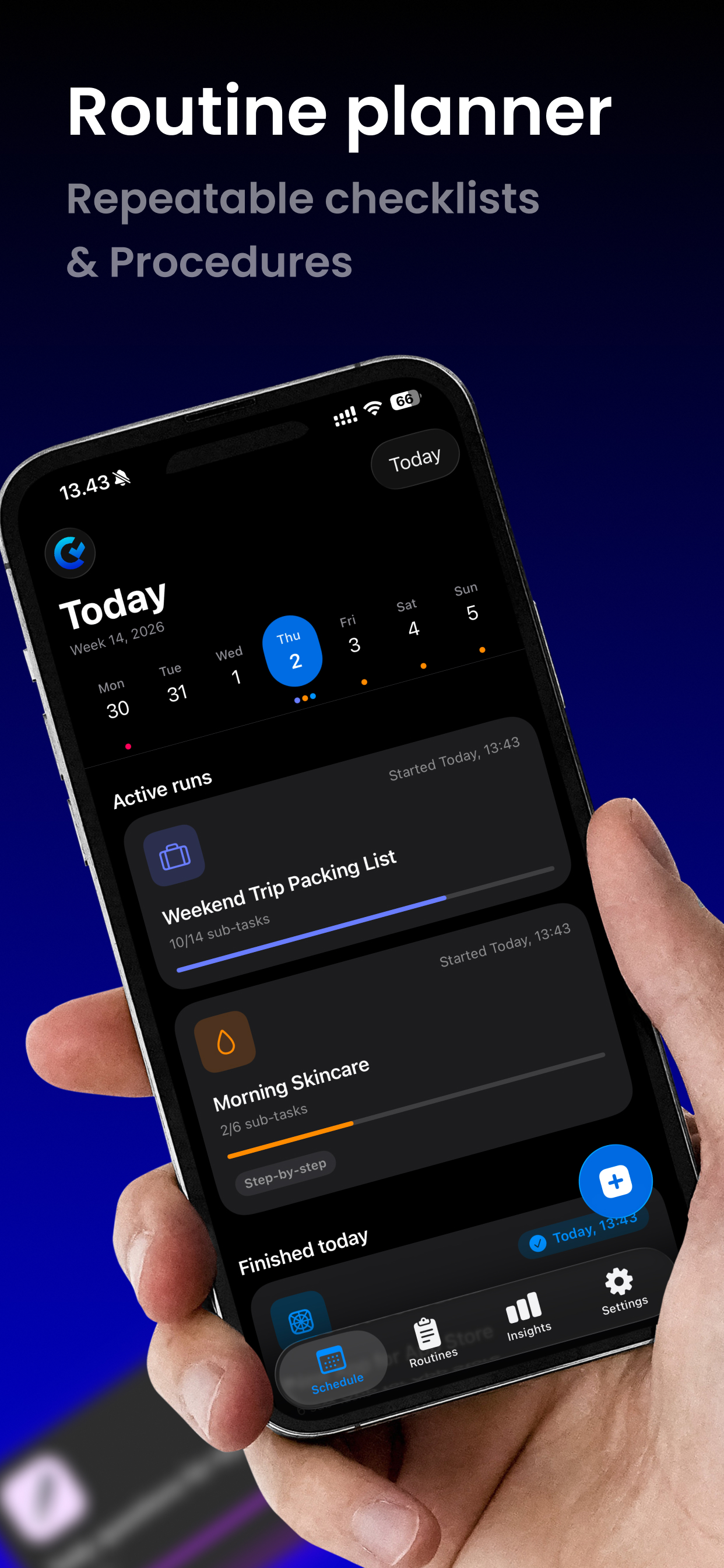 Opero - Routine Planner and Workflow Manager | PeerPush