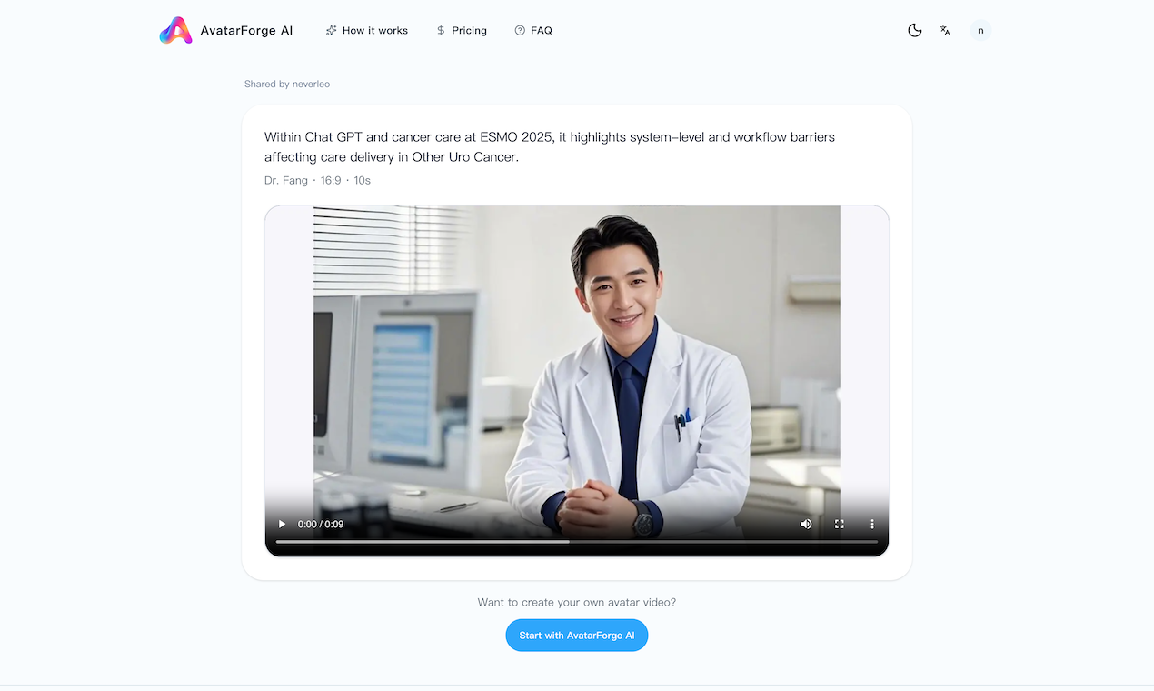 AvatarForge AI - Create Talking Avatar Videos | PeerPush